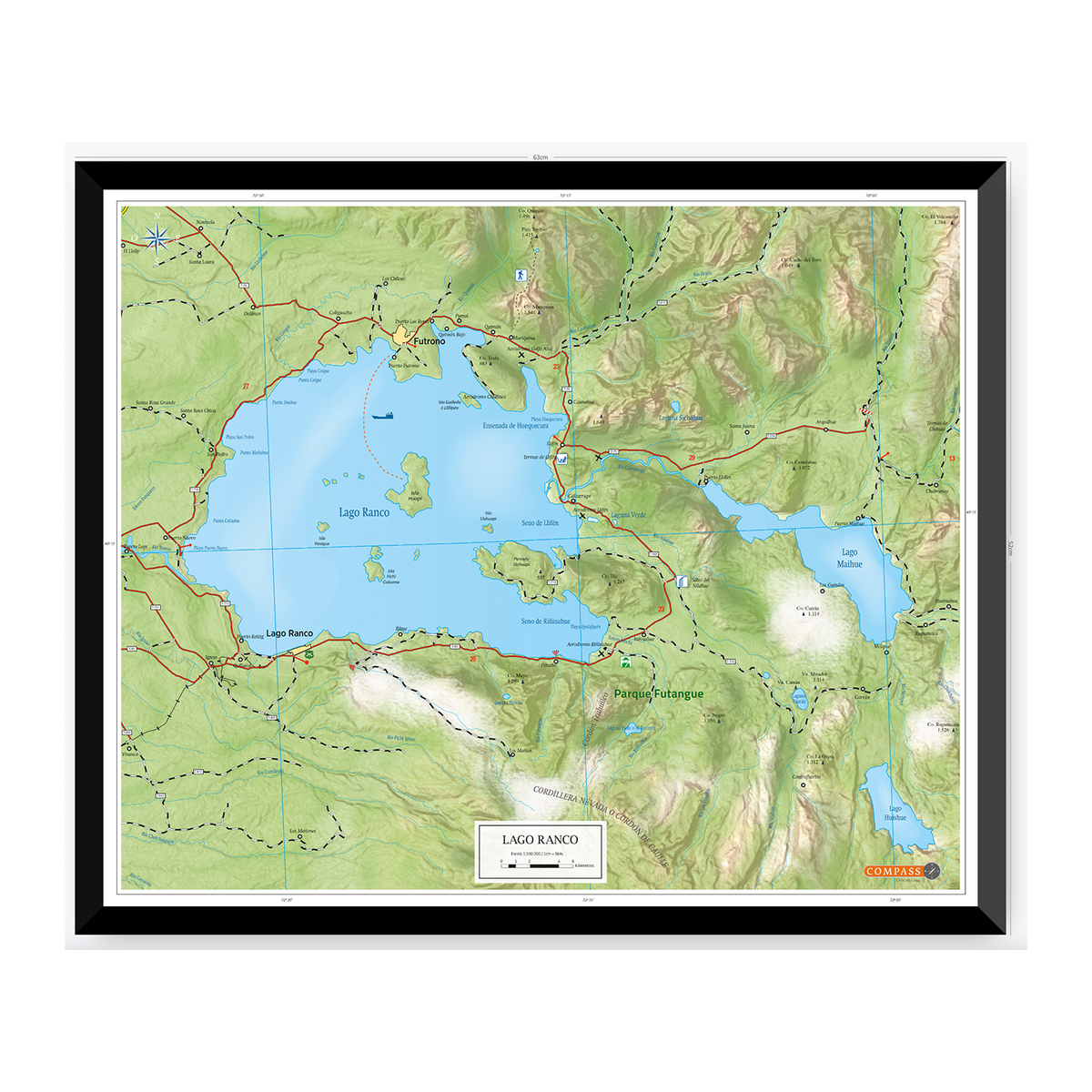 Mapa Lago Ranco – Editorial Compass
