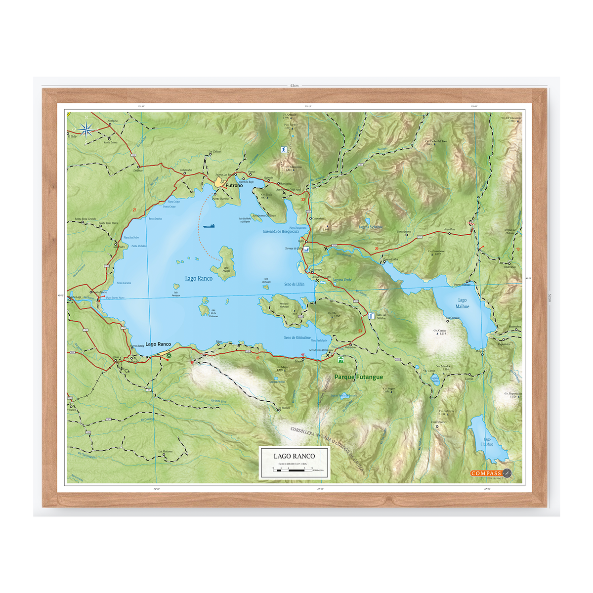 Mapa Lago Ranco – Editorial Compass
