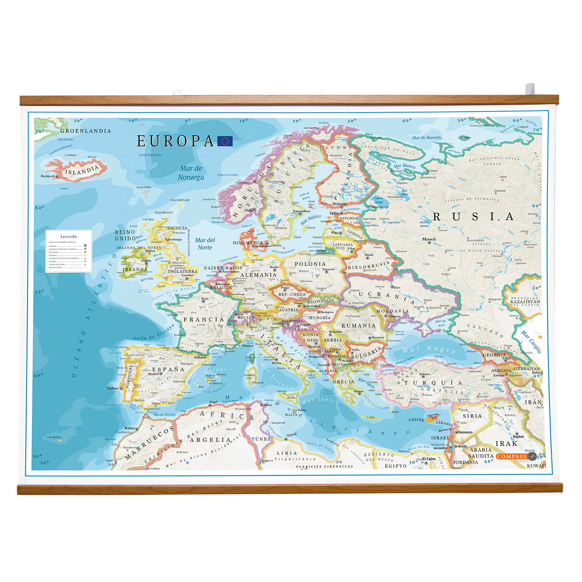 Mapa Del Mundo De Europa