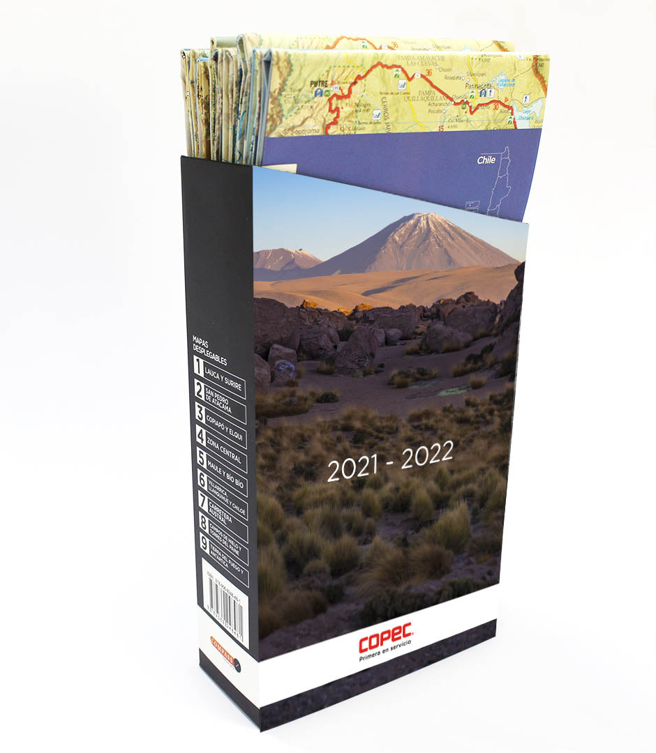 Pack de mapas Chiletur Copec – Editorial Compass