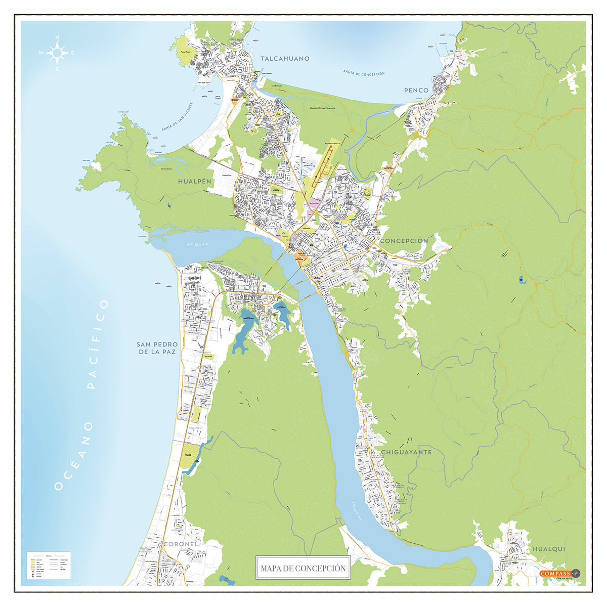 Concepción – Etiquetado "mapa concepcion" – Editorial Compass