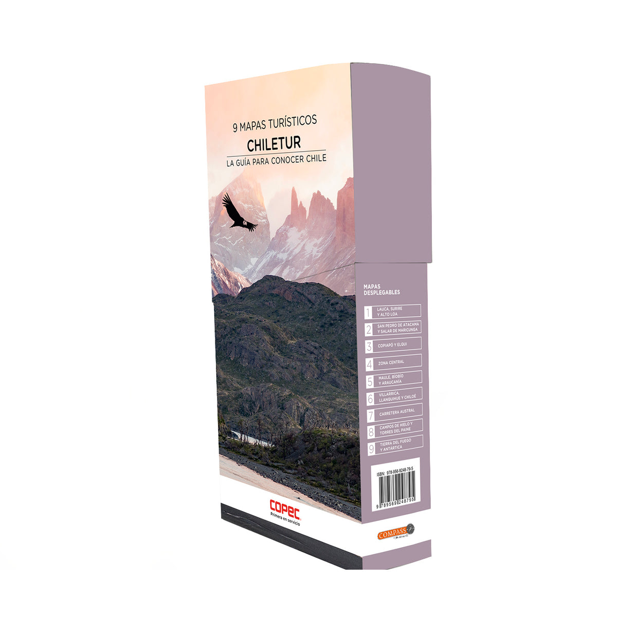 Pack de mapas Chiletur Copec – Editorial Compass